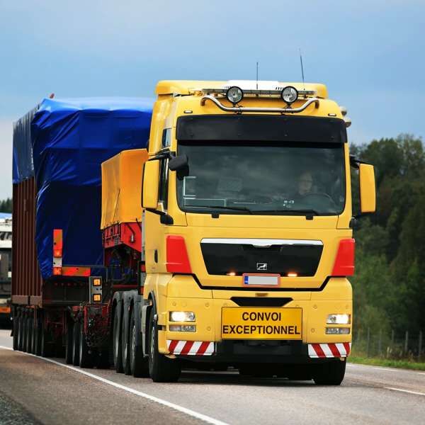 “Convoi Exceptionnel” marker board