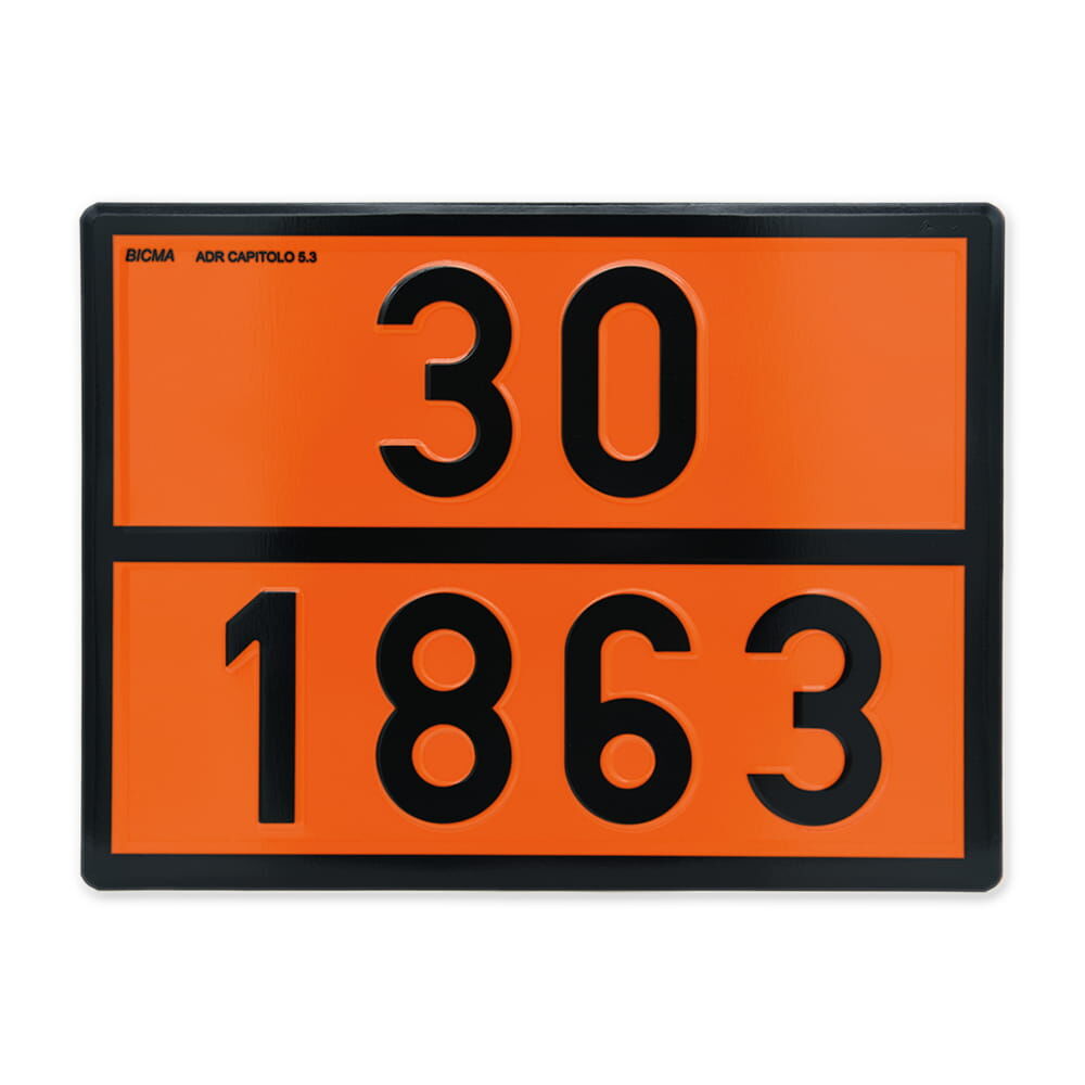 Reflective ADR Plate 30 1863