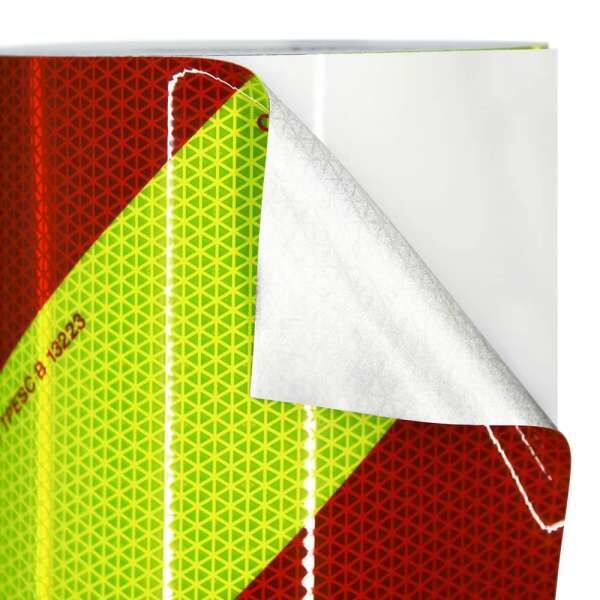 Orafol ORALITE Vehicle Warning Marking VC 612RA red-fluorlime