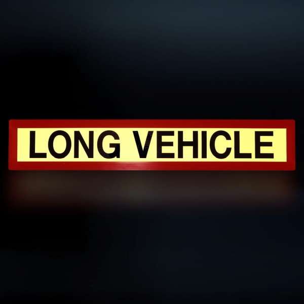 “Long Vehicle” marker board