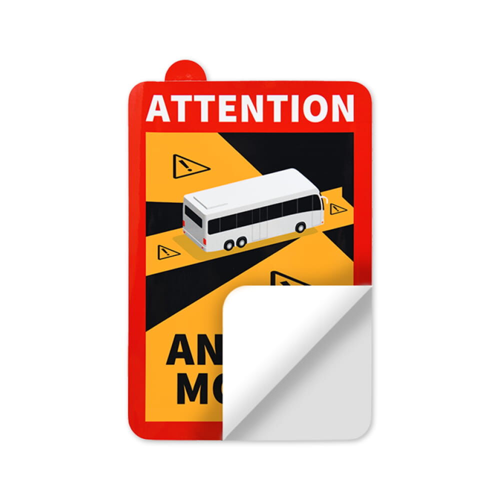 Bus Sign Blind Spot „Angles Morts“ France