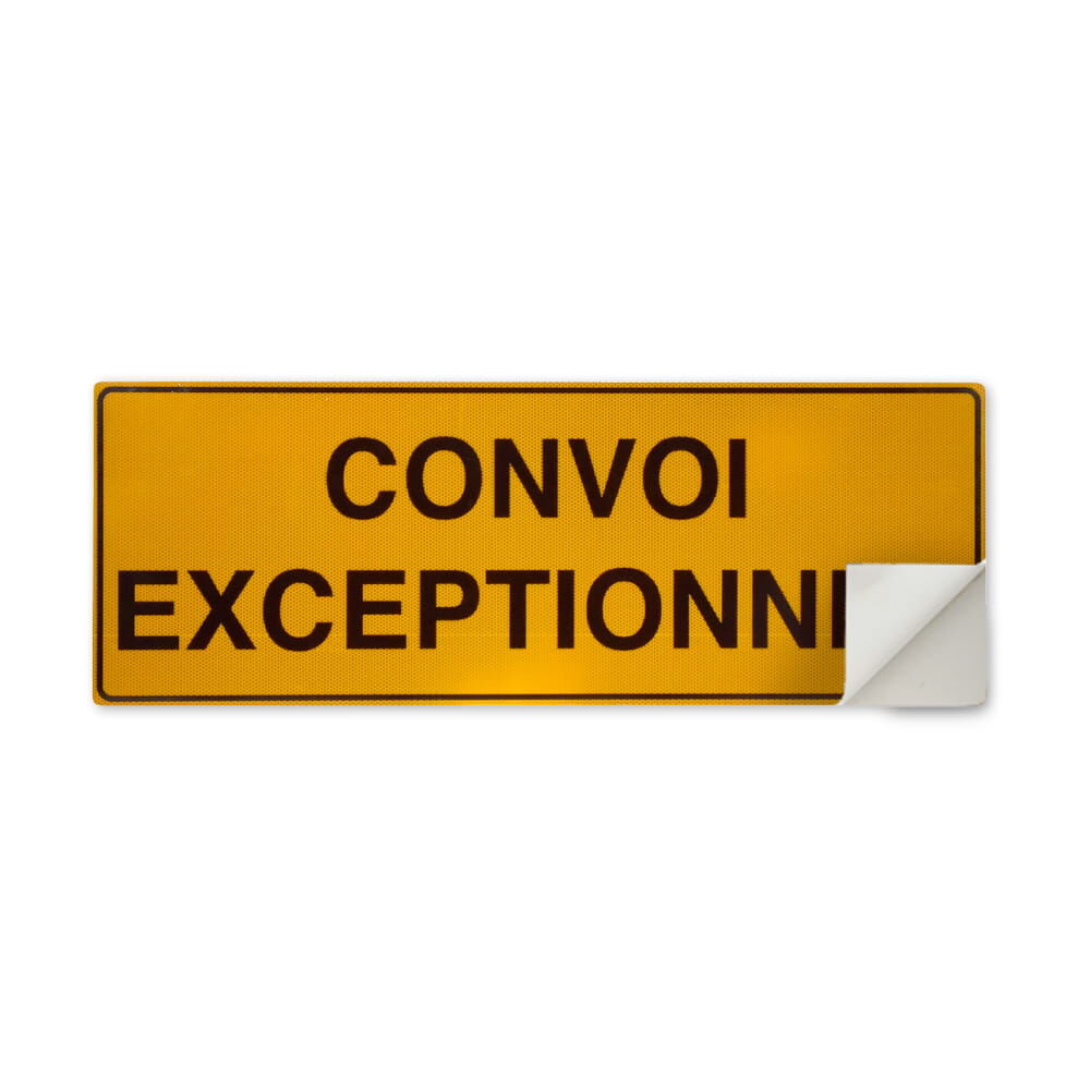 “Convoi Exceptionnel” marker board