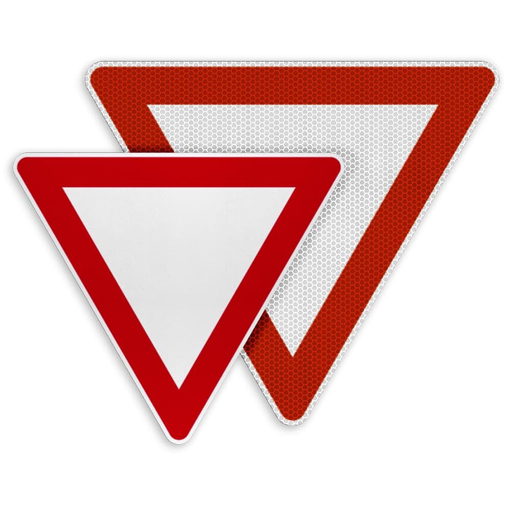 Sign Face VZ 205 Vorfahrt gewähren