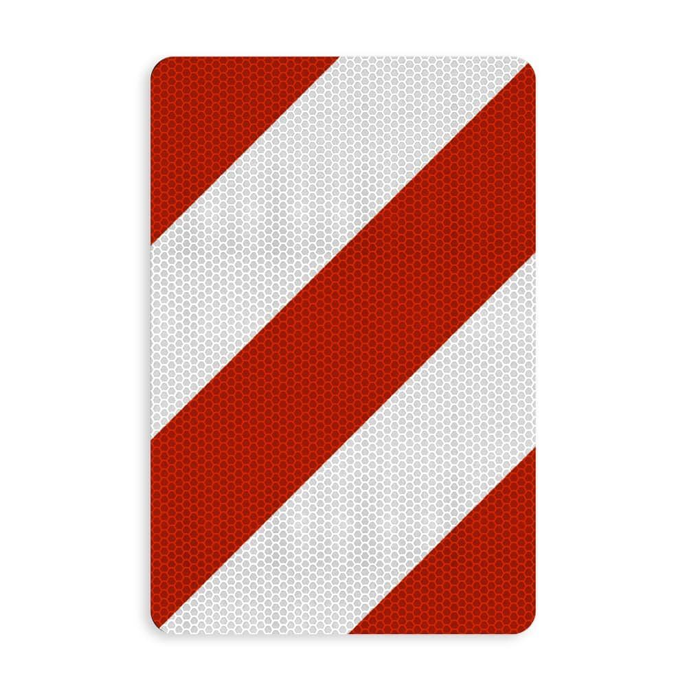 Sign Face Obstruction marker pointing left 626-10