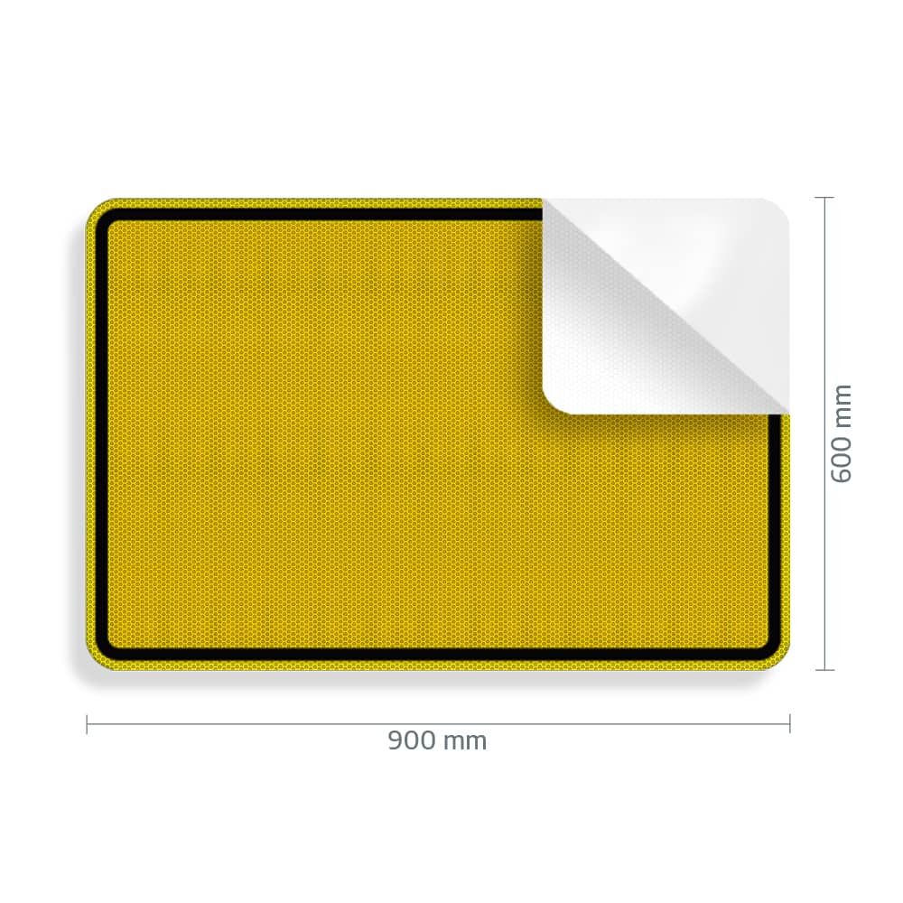 Sign Face place-name sign blank