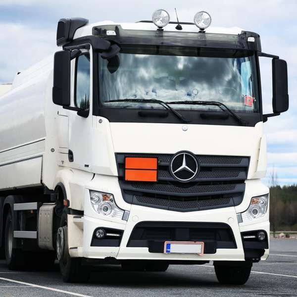 Plain ADR Plate Sticker with Horizontal Line