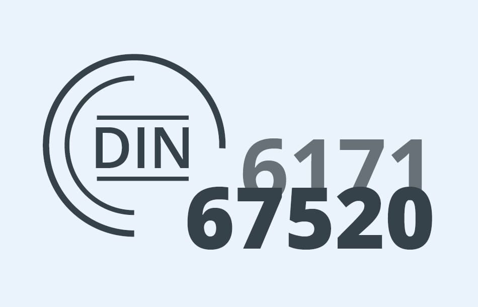 DIN 67520 und DIN 6171