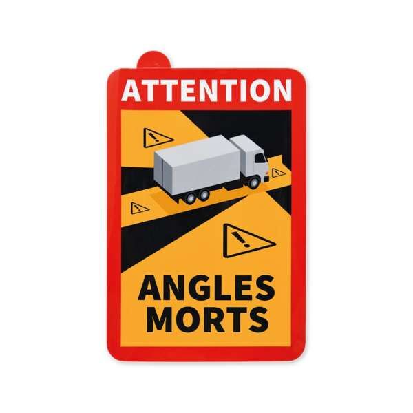 Truck Sign Blind Spot „Angles Morts“ France