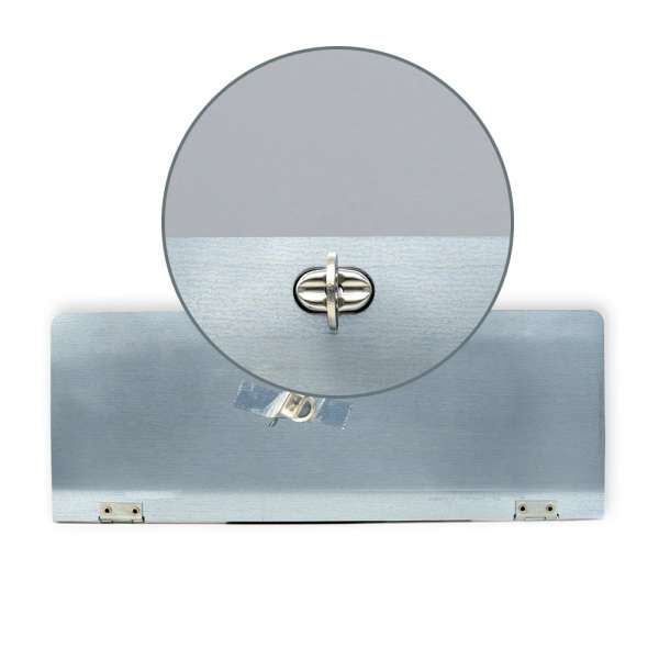 ADR Gefahrguttafel horizontal klappbar Stahlblech