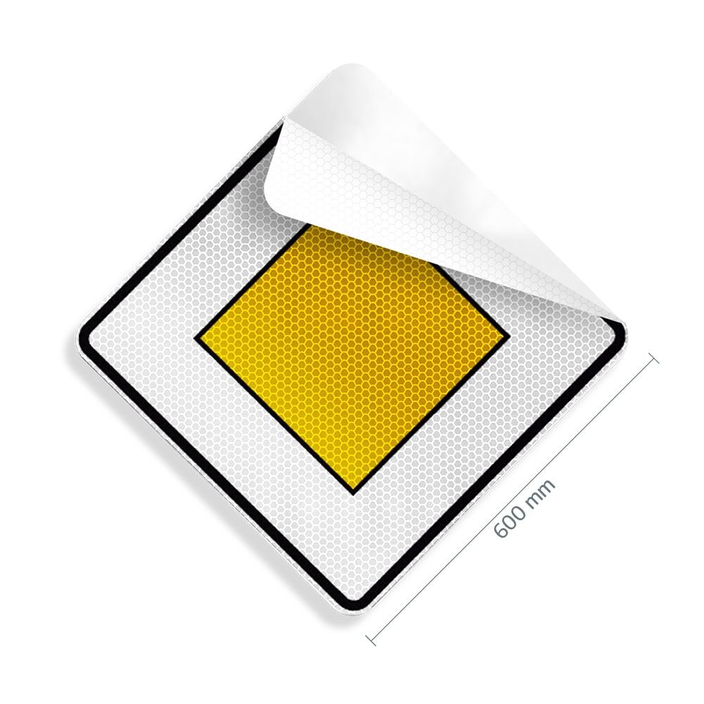 Sign Face Priority Road