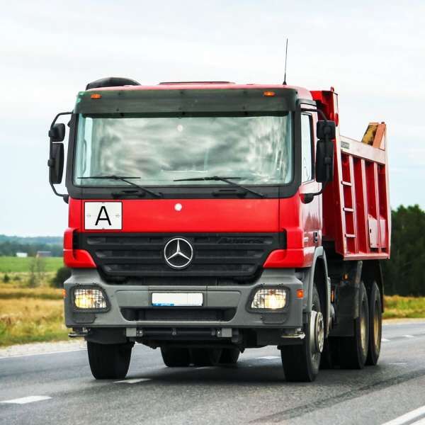 Aluminium Waste Transport Sign