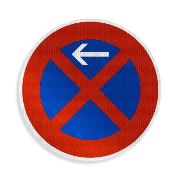 Sign Face No Stopping start line-up right VZ 283-10