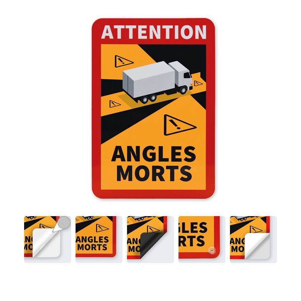 Truck Sign Blind Spot „Angles Morts“ France