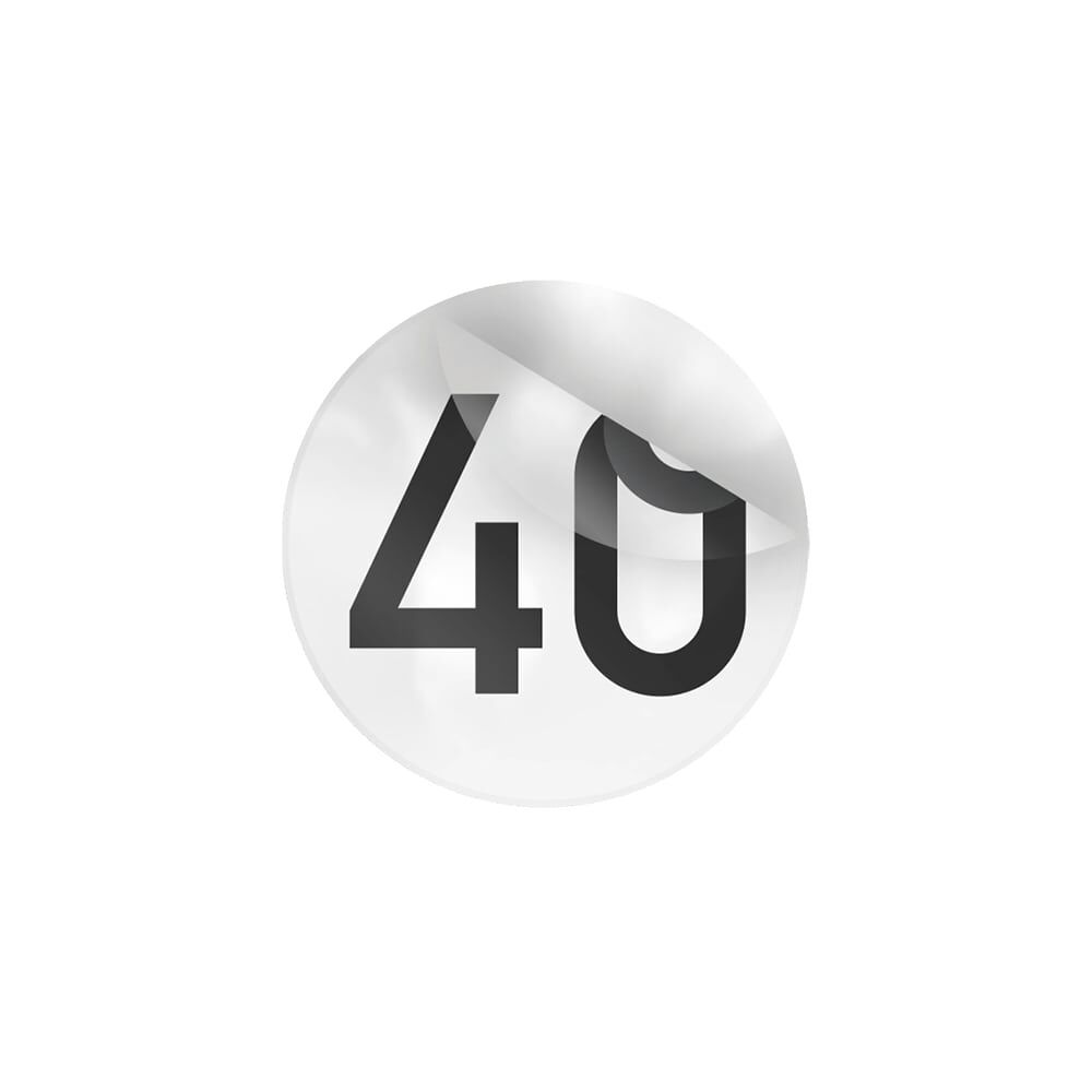 Printed Overlay for Maximum Speed Sign