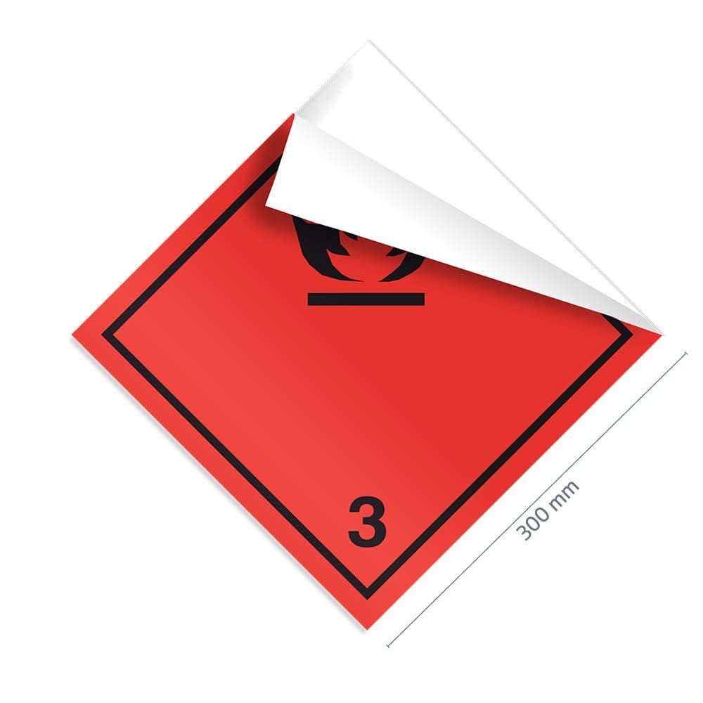 ADR Hazard Label / Placard Class 3 Flammable liquids