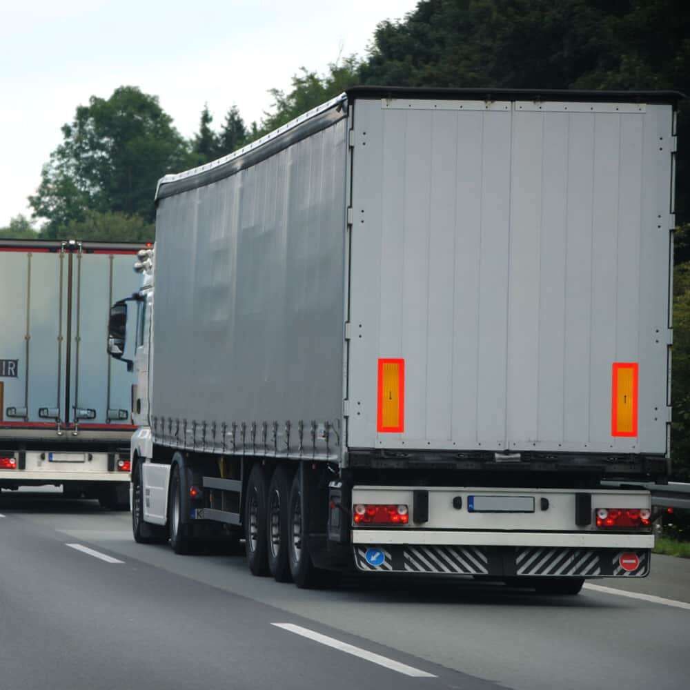 Set Rear Marker Boards for Trailers