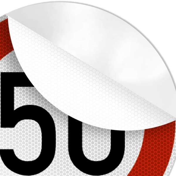 Sign Face VZ 274-50 Zulässige Höchstgeschwindigkeit 50 km/h