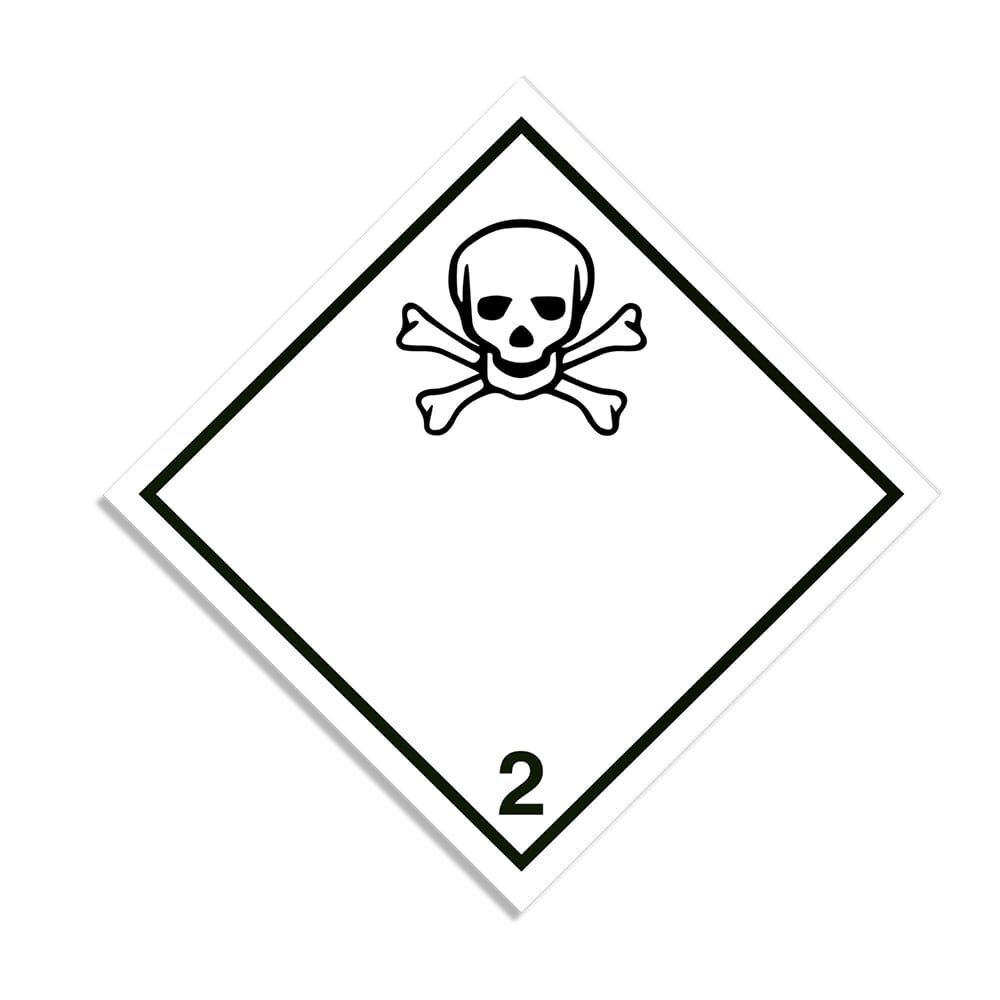 ADR Hazard Label Class 2.3 Toxic gases