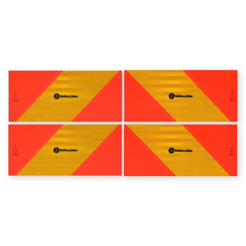 Set Rear Marker Boards for Tractor Units