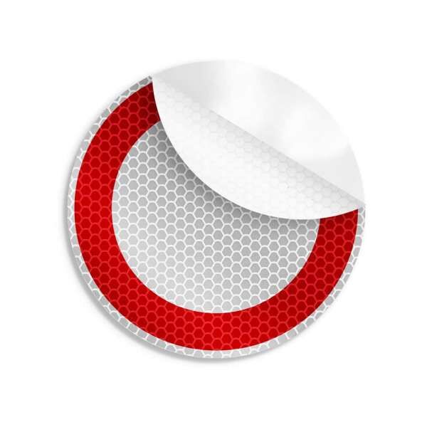 Hinweisschild Aufkleber Verbot für Fahrzeuge aller Art VZ 250