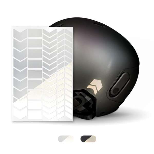 reflektierende Aufkleber Pfeile weiß oder schwarz