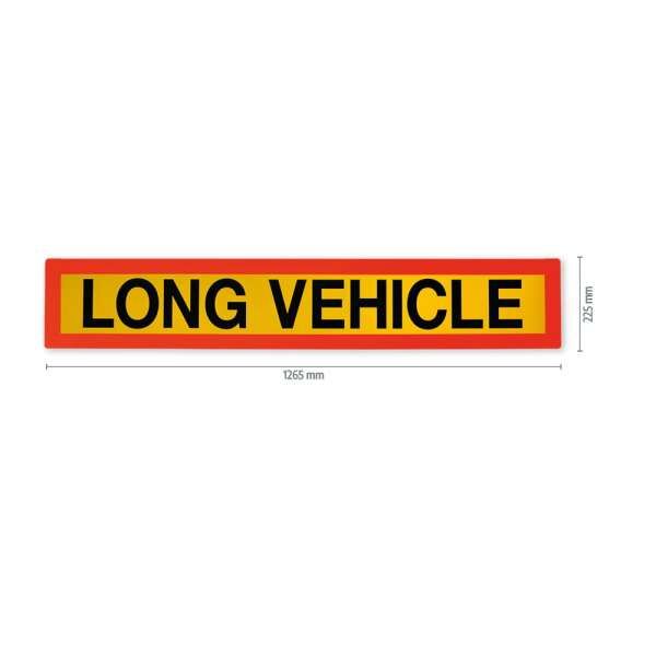 “Long Vehicle” marker board