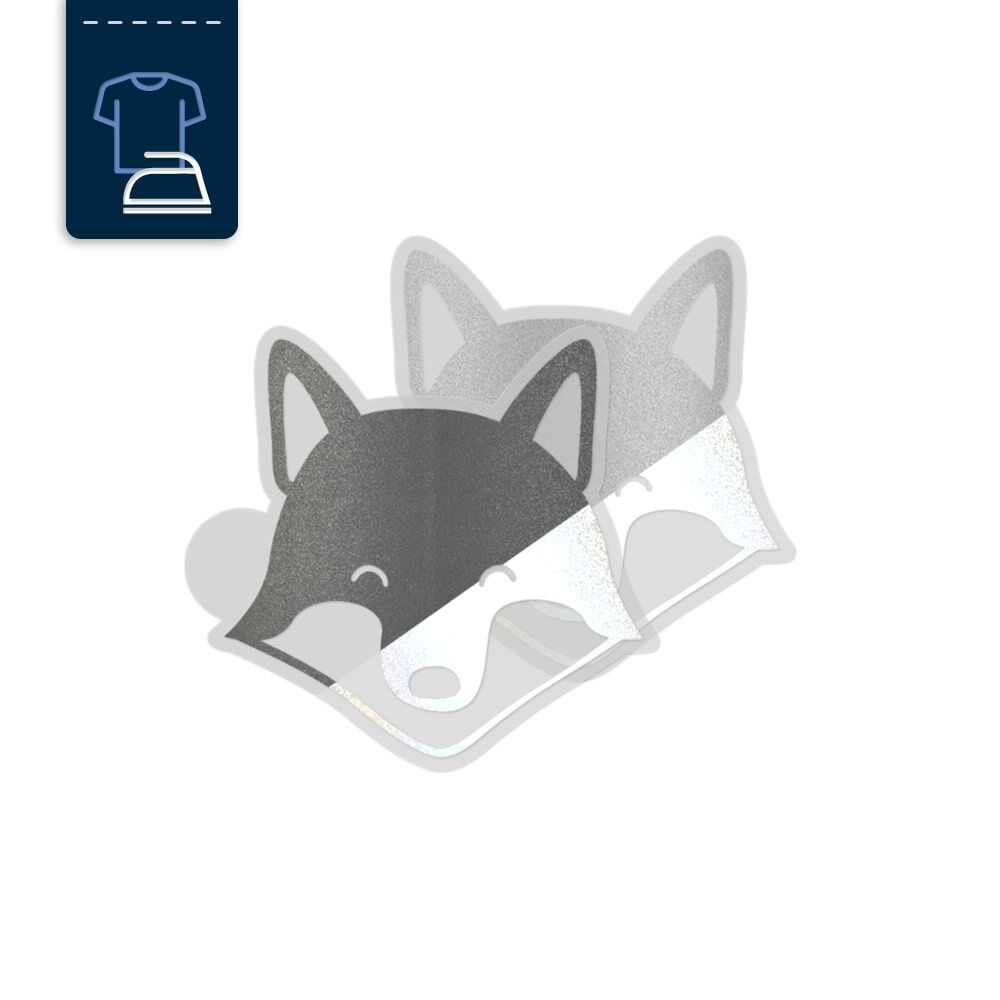 Reflective Iron-On Fox